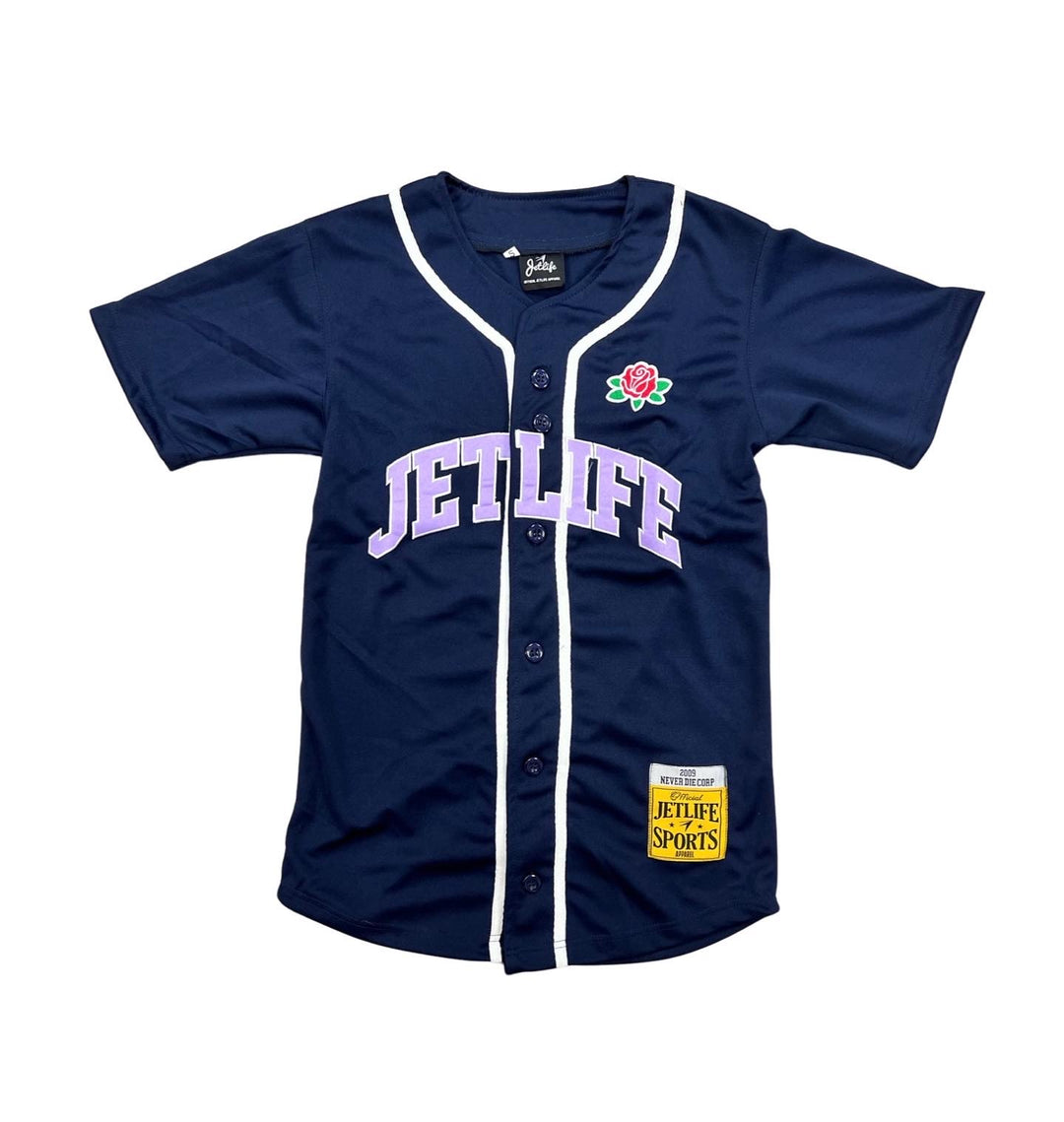 JET LIFE "MIDNIGHT FLIGHT" BASEBALL JERSEY – JET LIFE APPAREL