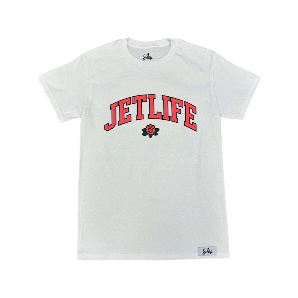 Jet Life "UNIVERSITY" S/S [WHITE] – JET LIFE APPAREL