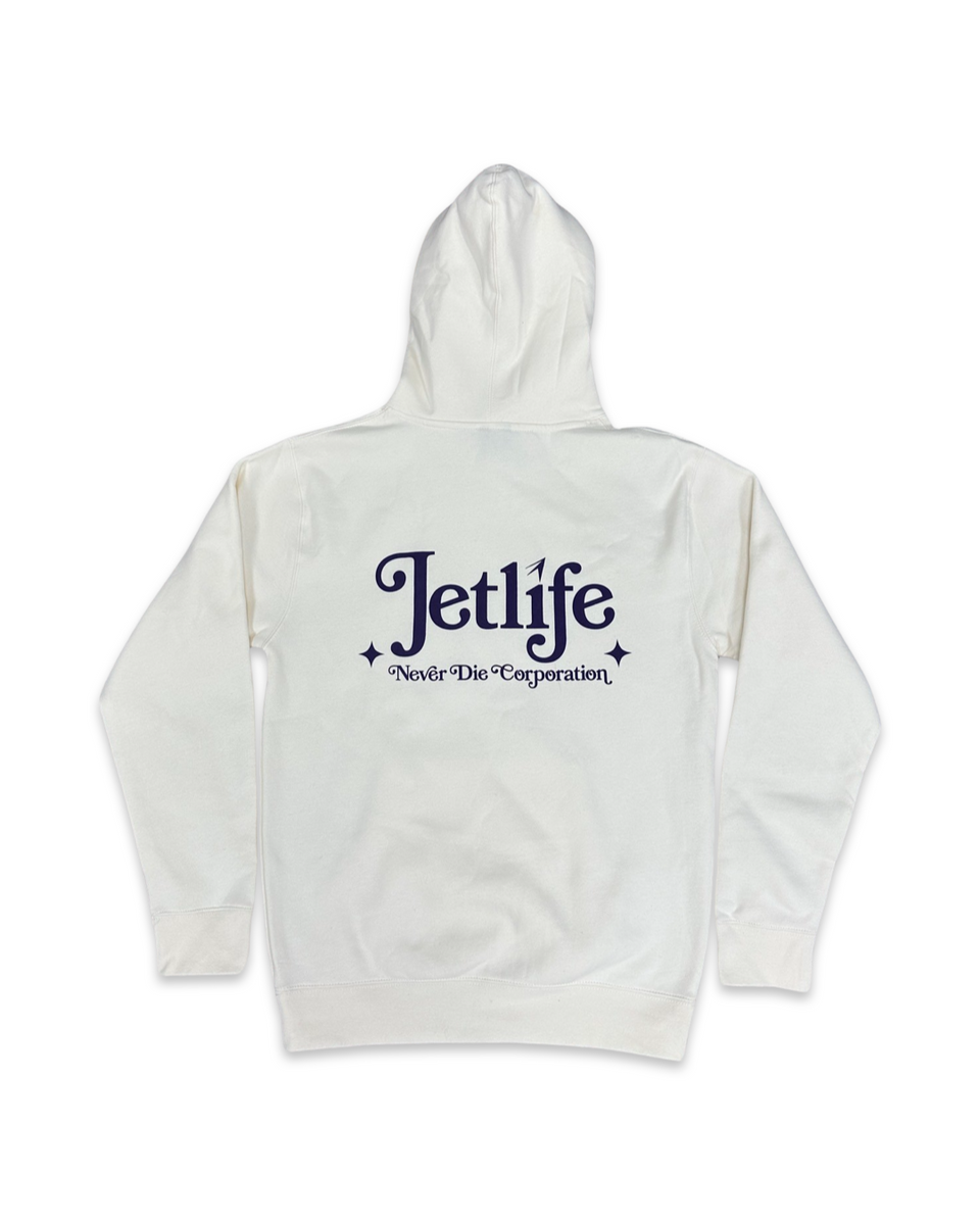 JET LIFE "TIMELESS" HOODIE [IVORY] – JET LIFE APPAREL