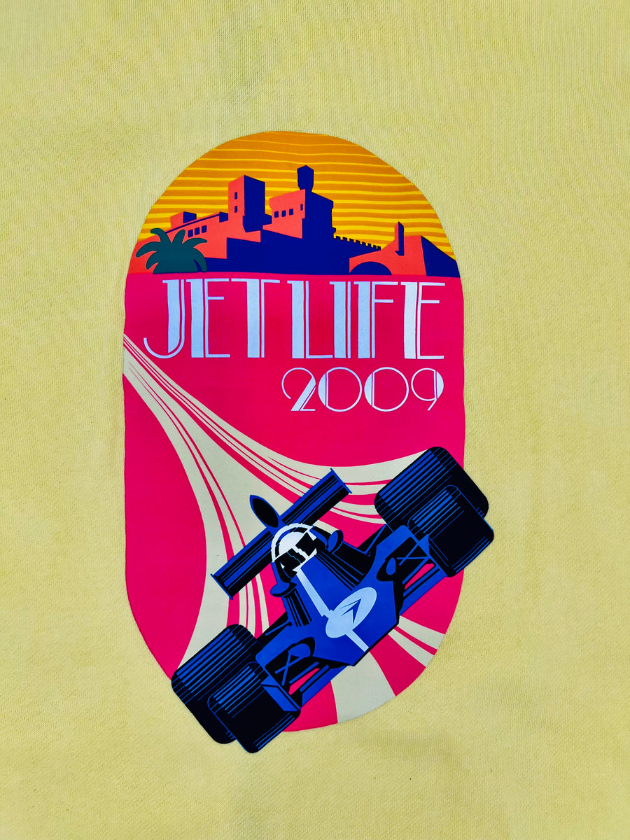 JET LIFE MONACO ZIP-UP HOODIE [YELLOW] – JET LIFE APPAREL