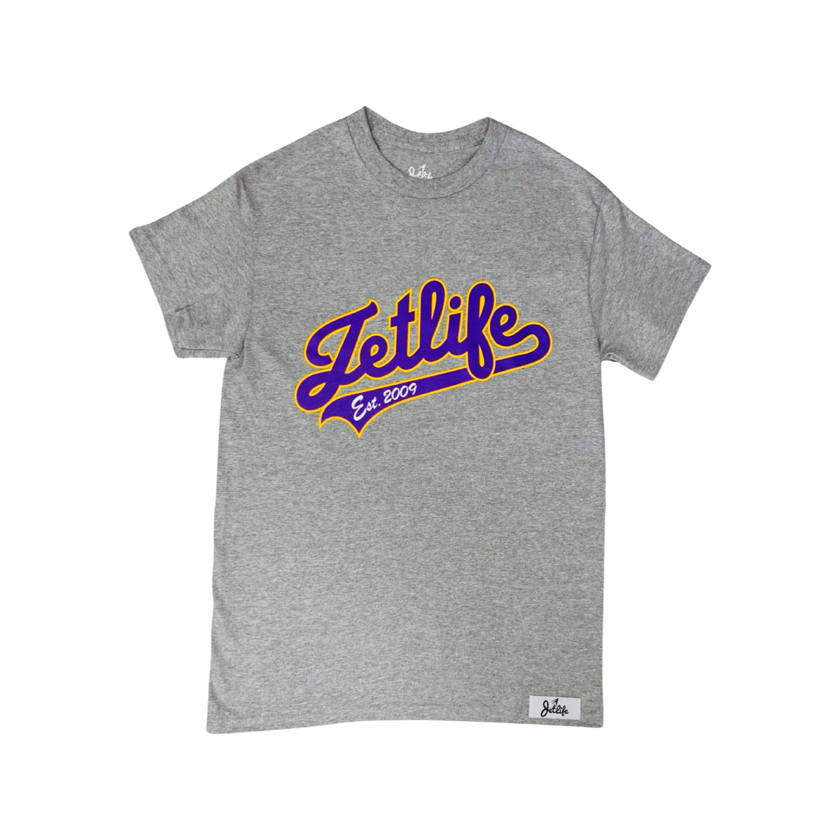 JET LIFE Home Plate S/S [Heather & Purple] – JET LIFE APPAREL