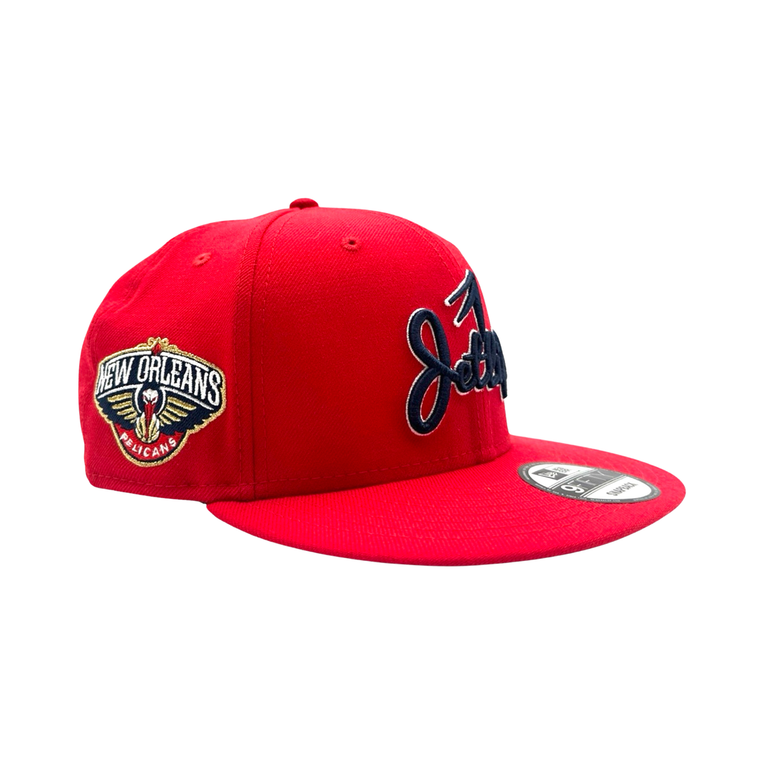 JET LIFE SNAPBACK "CLASSIC LOGO" [RED/NAVY] – JET LIFE APPAREL