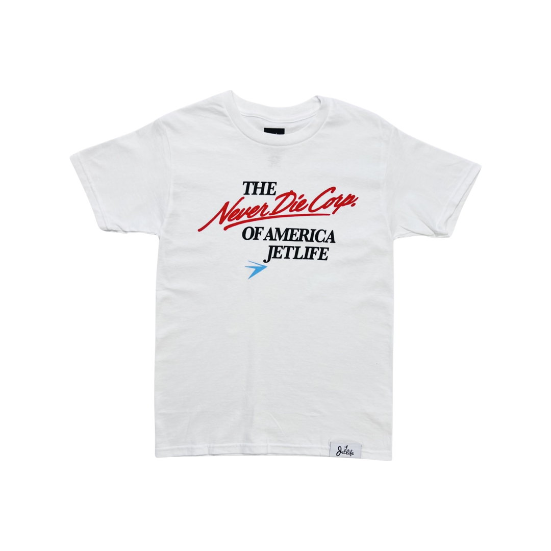 JET LIFE "HEARTBEAT" TEE [WHITE] – JET LIFE APPAREL