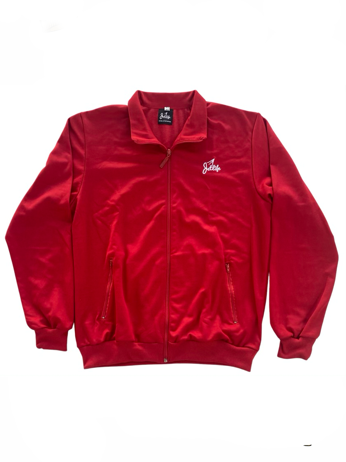 JET LIFE TRACK JACKET [RED] – JET LIFE APPAREL