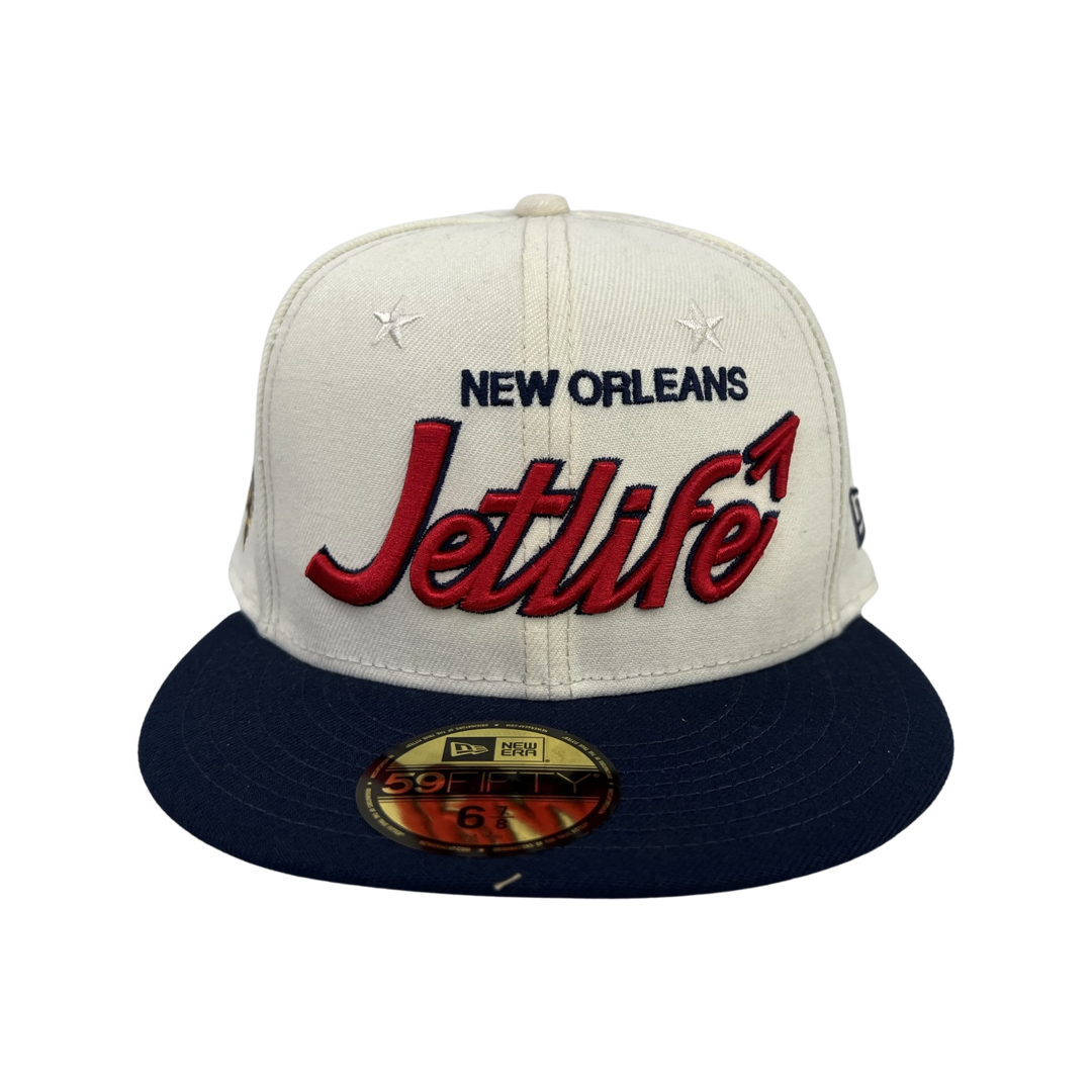 JET LIFE X PELICANS NEW ERA 5950 [WHITE] – JET LIFE APPAREL