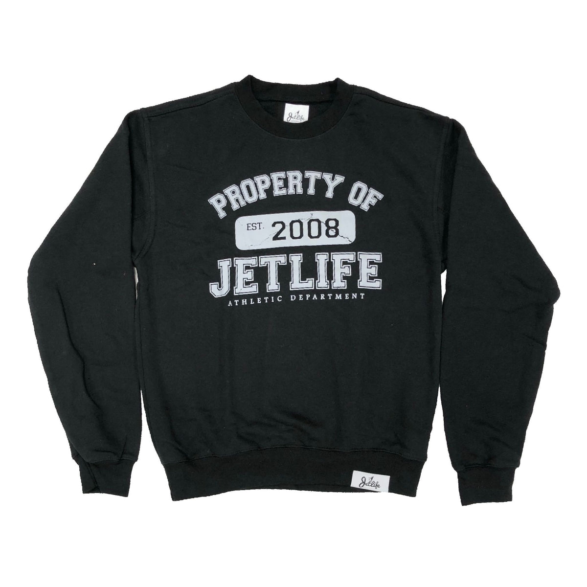 JET LIFE "Property Of" Sweatshirt [BLACK] – JET LIFE APPAREL
