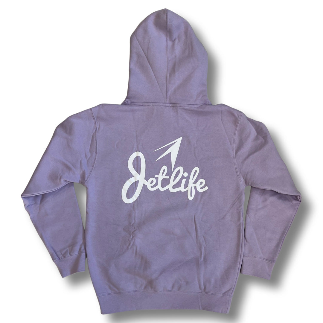 JET LIFE "JETS GO" HOODIE | LAVENDER – JET LIFE APPAREL