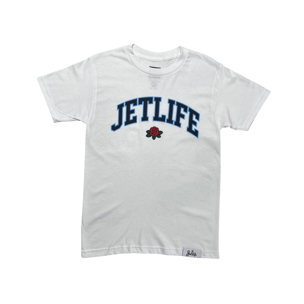 Jet Life "UNIVERSITY" S/S [WHITE] – JET LIFE APPAREL